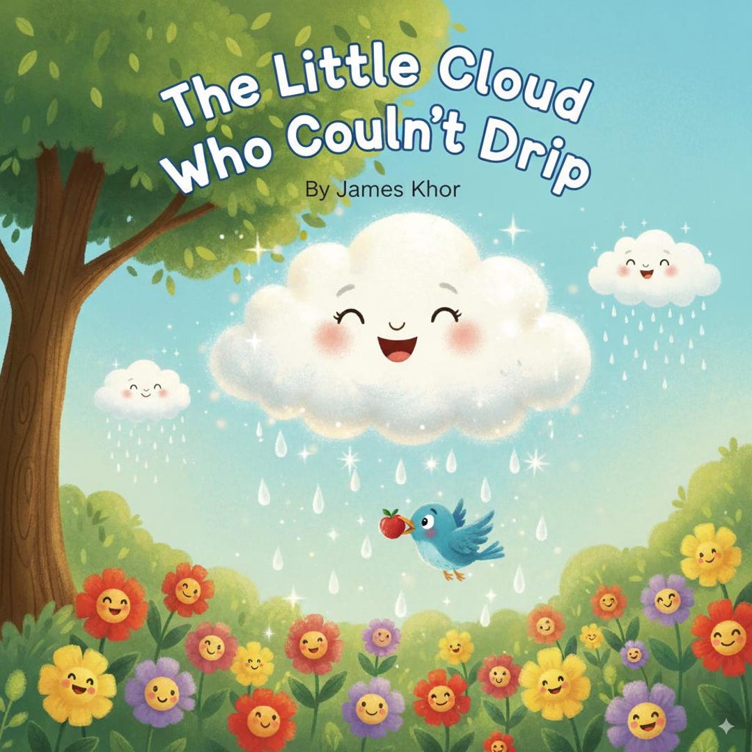 Children's Storybook: the Little Cloud Who Couldn’t Drip (PDF) - Etsy