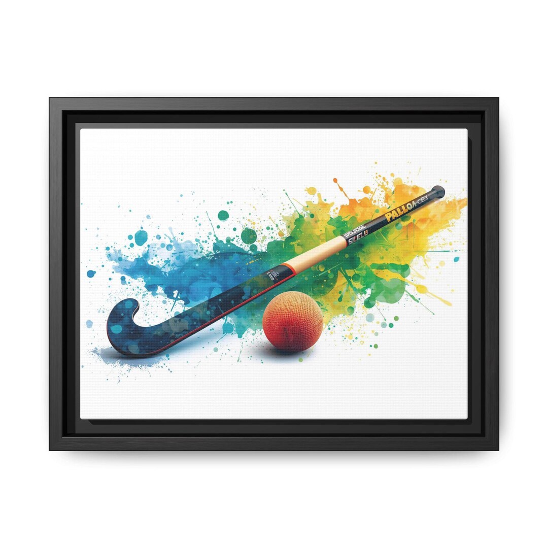 Colorful Field Hockey Art Print: Personalized Sports Decor - Etsy
