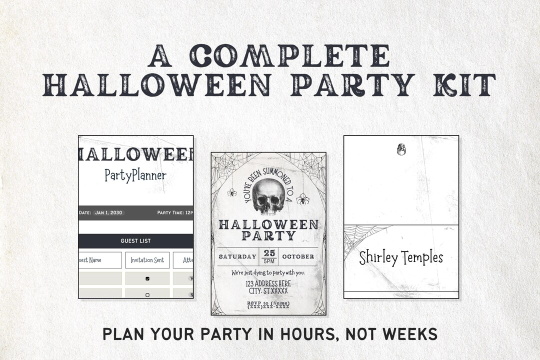 Halloween Party Planner | Printable Checklist for Busy Parents ...