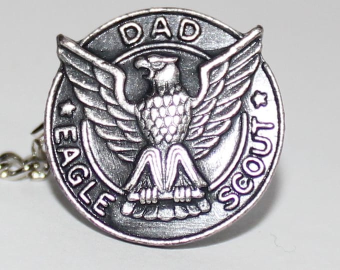 Vintage Boy Scouts American Eagle Scout Dad Tie Pin - Etsy