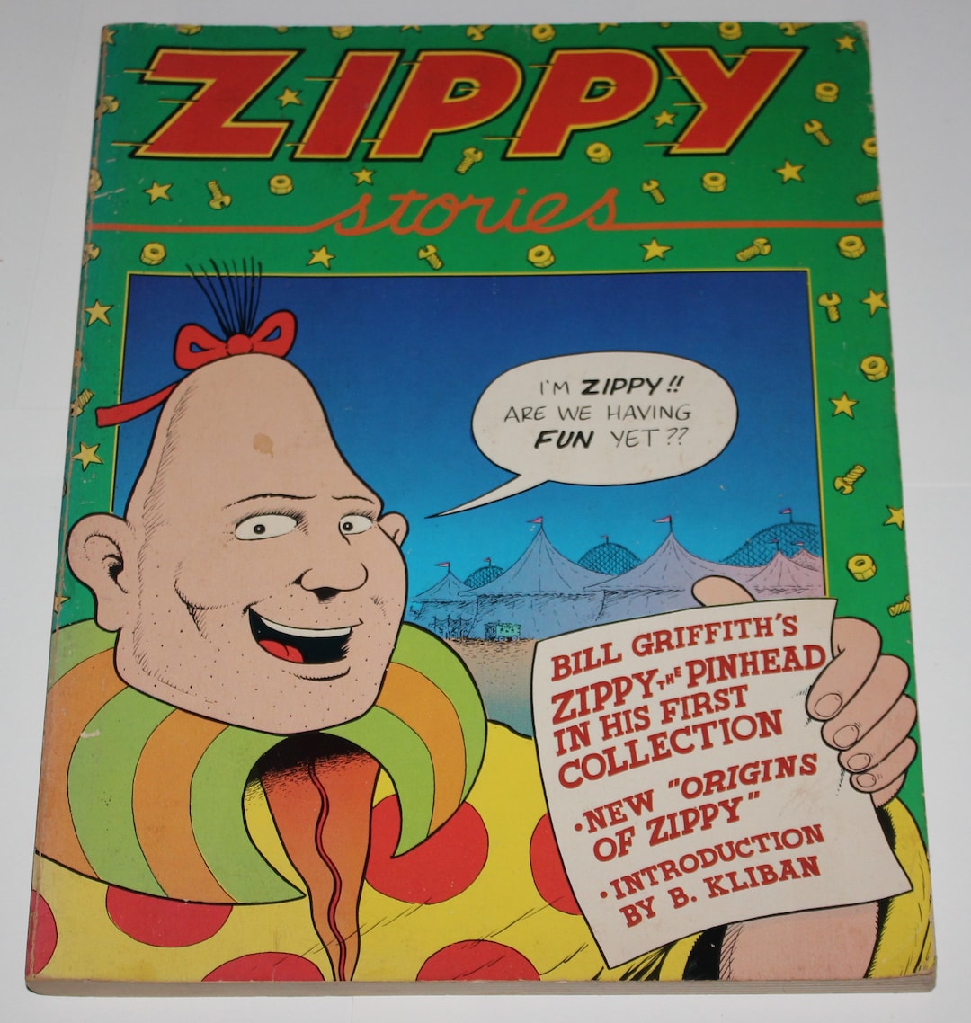 Zippy Stories, Zippy the Pinhead, Bill Griffith's Zippy 80s Cartoons - Etsy