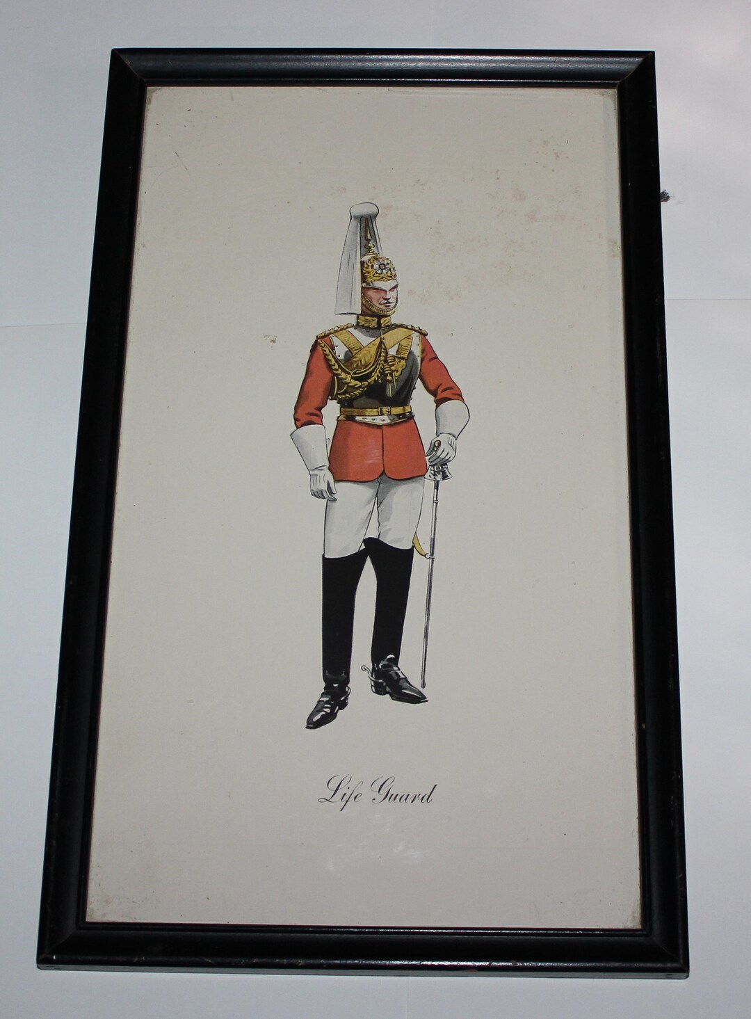 Vintage British Military Life Guard Senior Regiment Framed Print - Etsy
