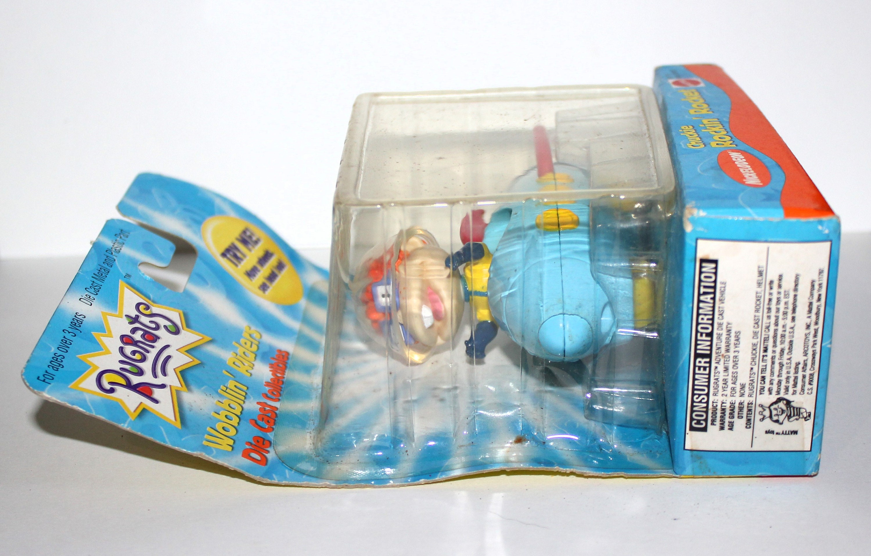 Vintage Rugrats Chuckie Rockin Rocket Die Cast Collectible 90s Cartoon ...