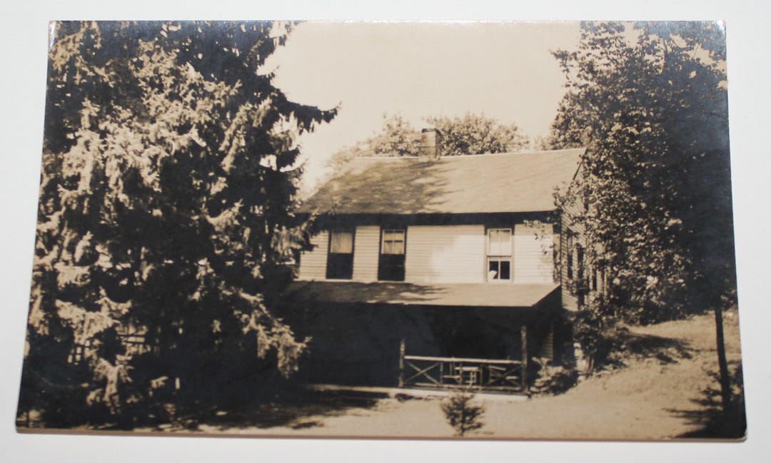 Antique Real Photo Postcard of a Cabin Home in the Early 1900s - Etsy