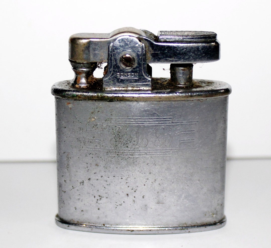 Ronson Standard Monogrammed Standard Lighter, Vintage Lighter, Small ...