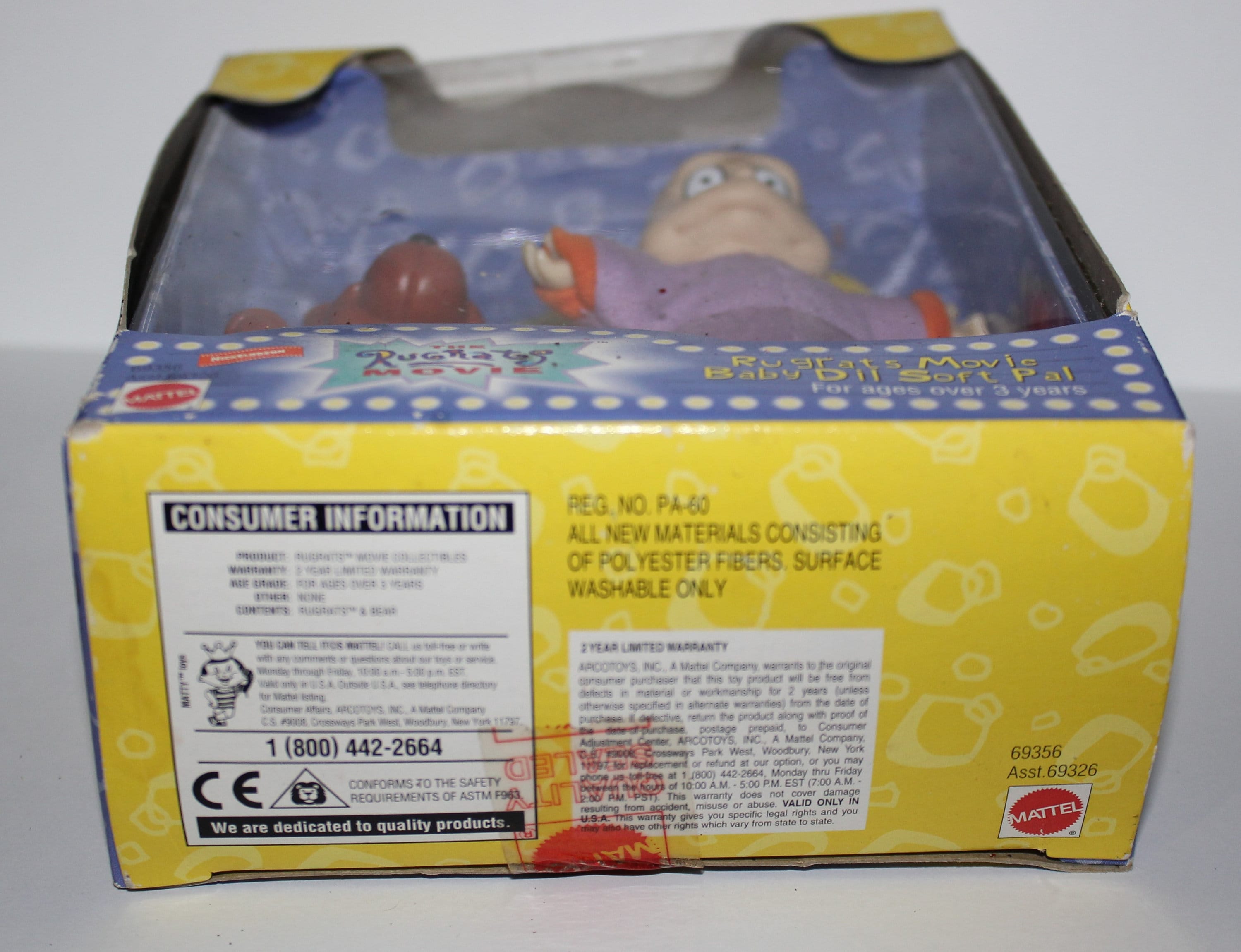 Vintage Rugrats Movie Baby Dil Soft Pal Collectible 90s Cartoon - Etsy