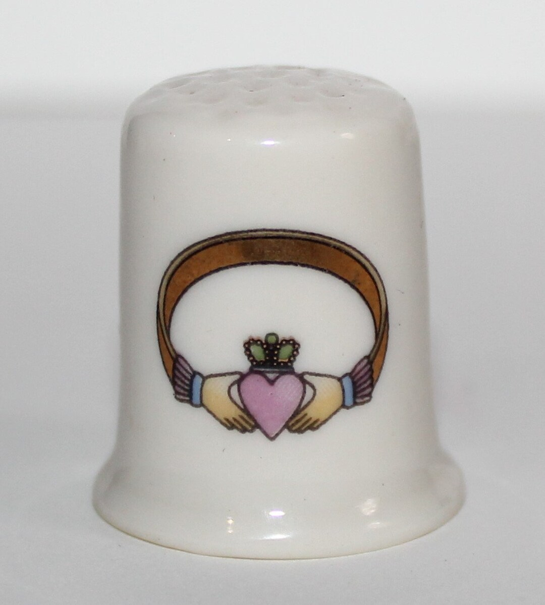 Vintage Donegal Parian Ireland Hand Heart Fine China Thimble Sewing - Etsy
