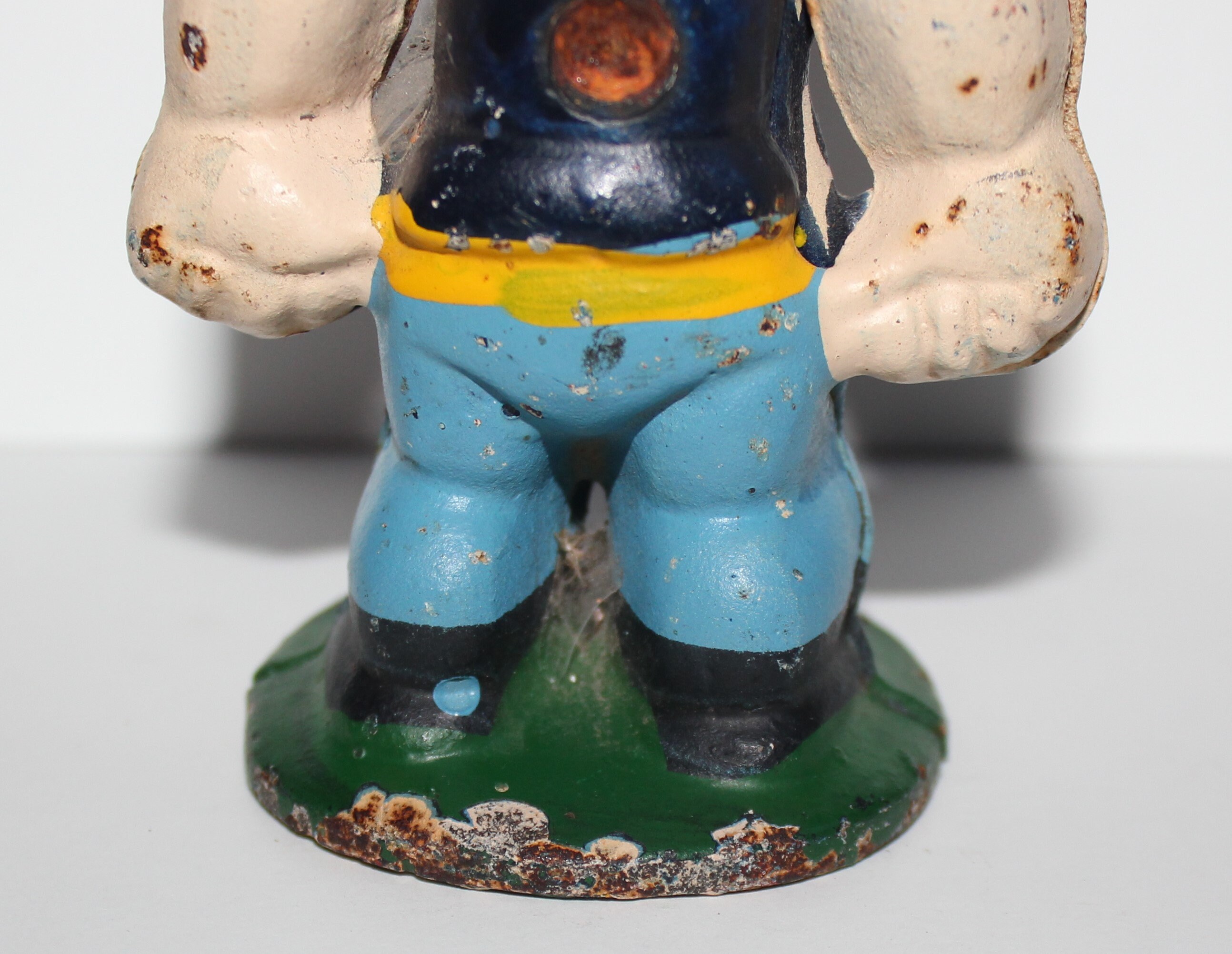 Vintage Popeye the Sailor Man Cast Iron Piggy Bank - Etsy