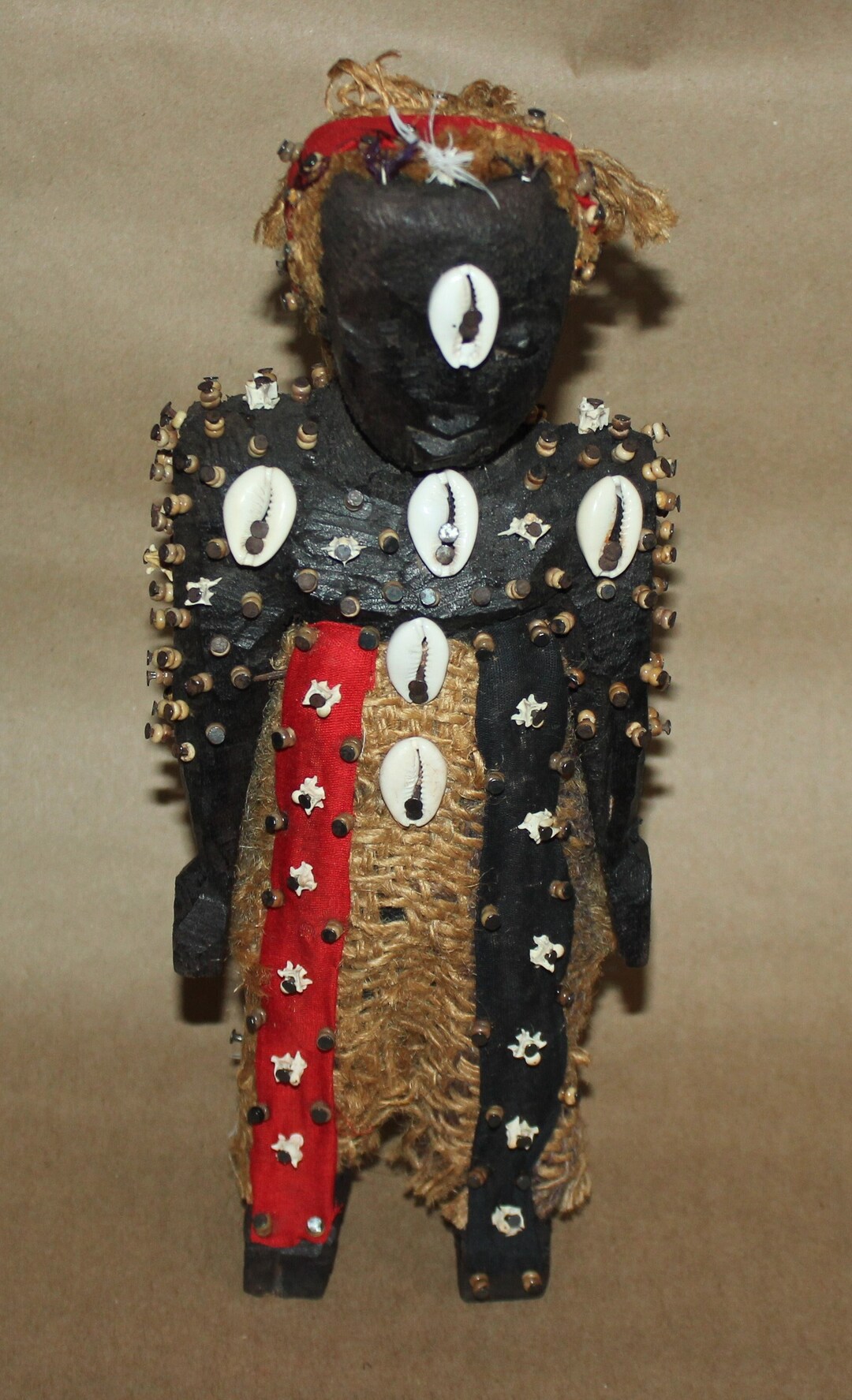 Vintage Nkisi Nkondi African Wood Carved Minkisi Power Figure Kongo - Etsy