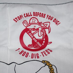 Vintage Texas Flag Map Call Before You Dig Bandana - Etsy