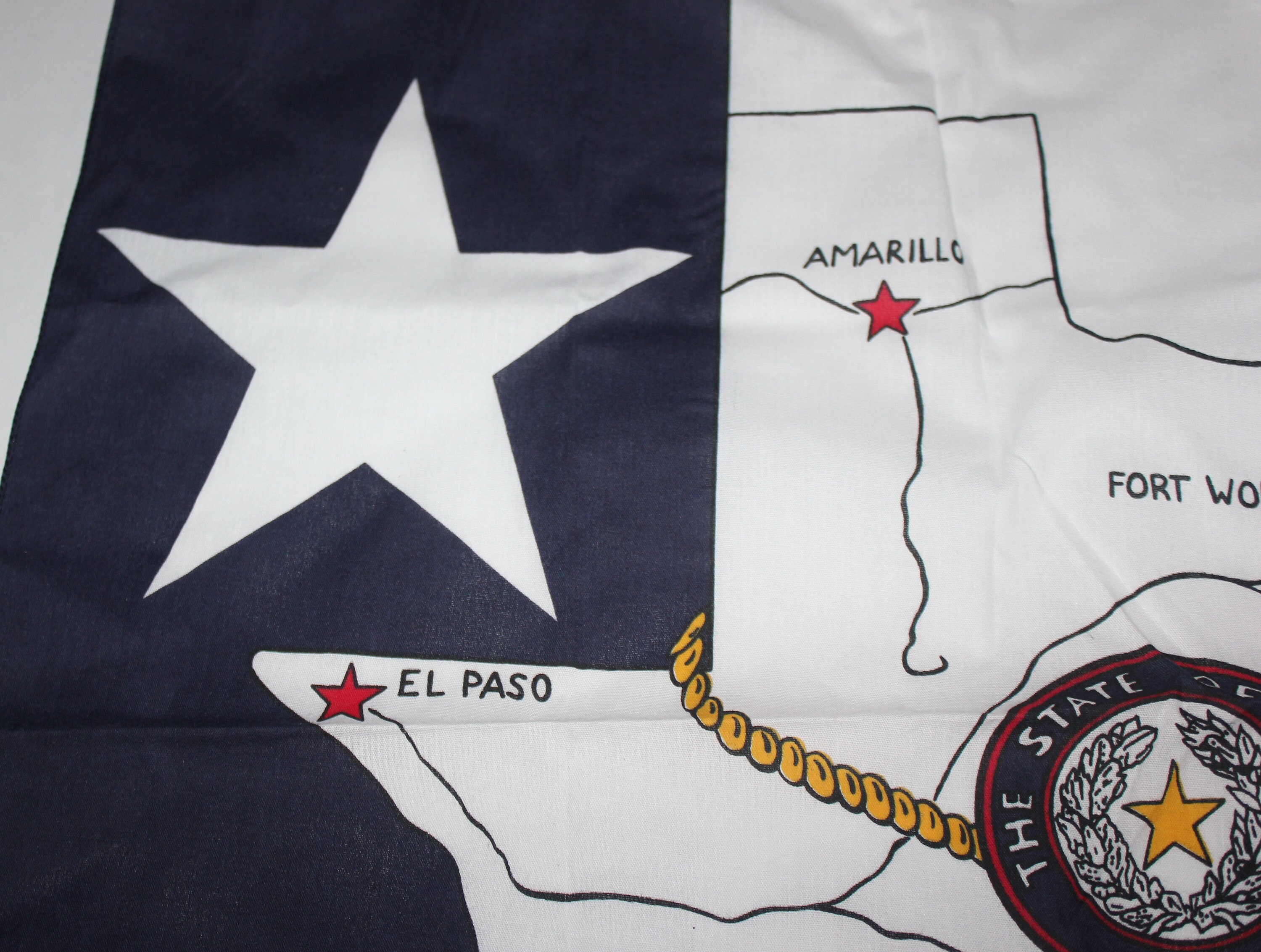 Vintage Texas Flag Map Call Before You Dig Bandana - Etsy