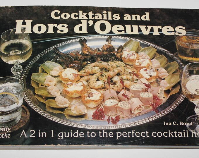 Vintage "cocktails and Hors D'oeuvres" Made by Nitty Gritty Cookbooks ...