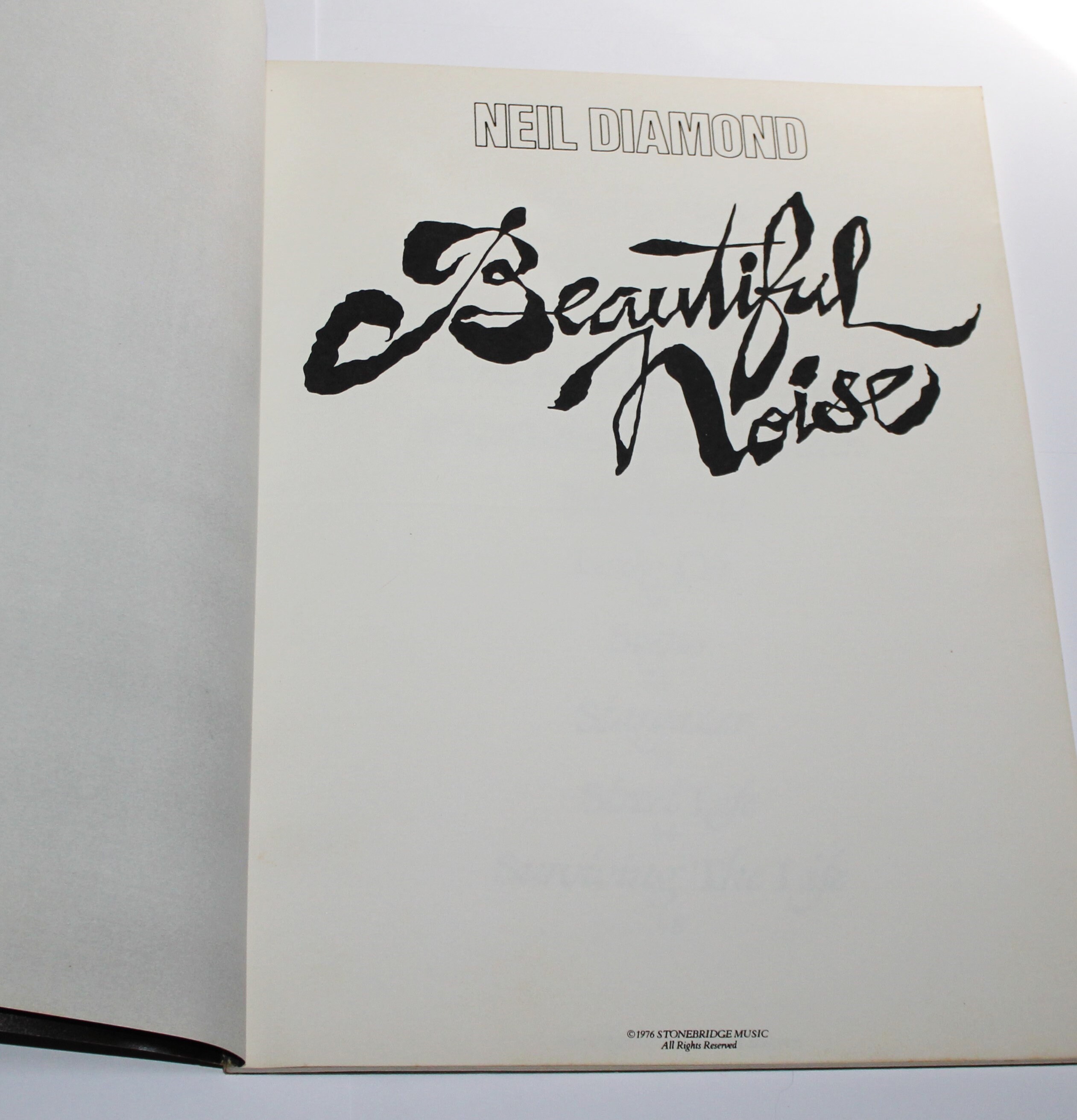 Vintage Beautiful Noise Neil Diamond, Sheet Music - Etsy