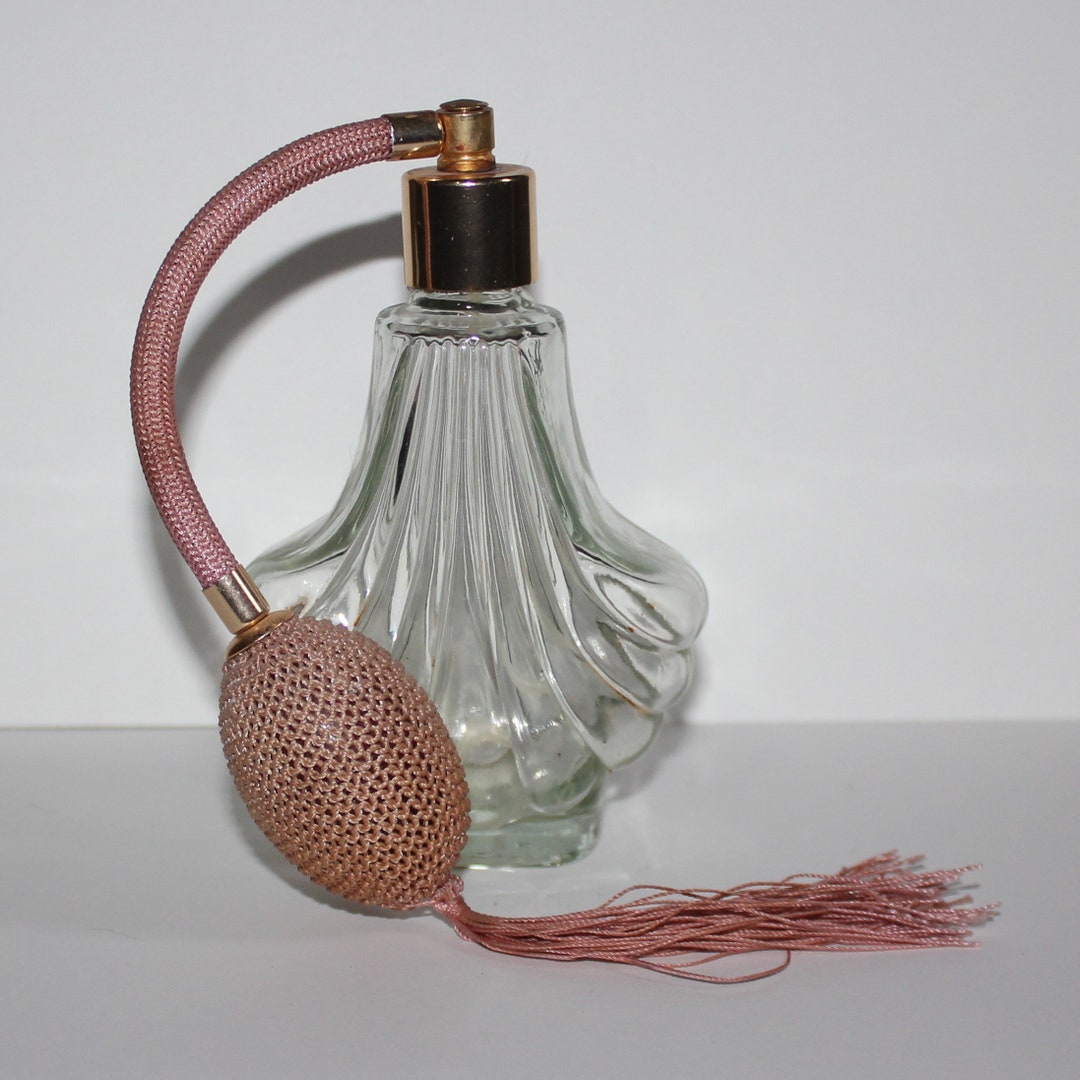 Vintage Perfume Pink Atomizer Perfume Bottle, Vintage Vanity Decor - Etsy