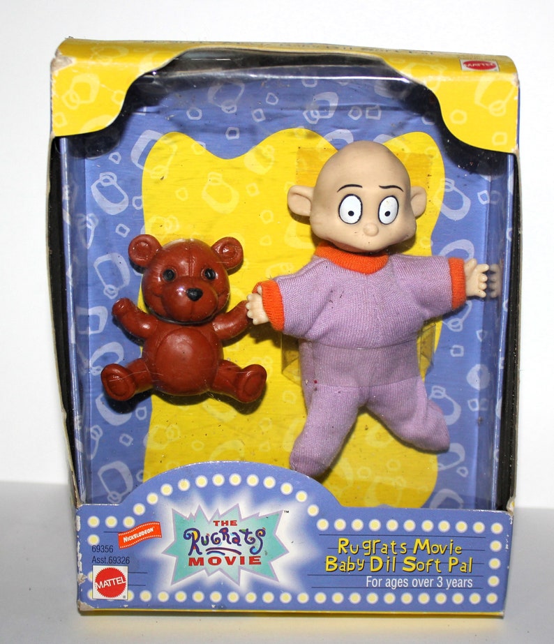 Vintage Rugrats Movie Baby Dil Soft Pal Collectible 90s Cartoon - Etsy