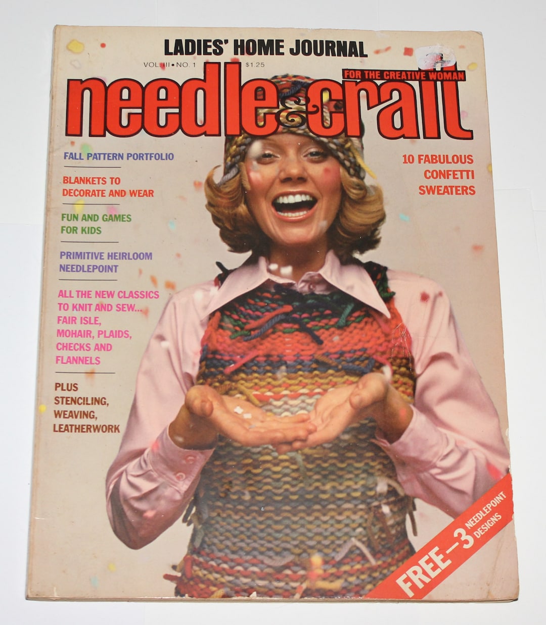 Vintage Ladies Home Journal Needle and Craft Magazine, Retro Crafts ...