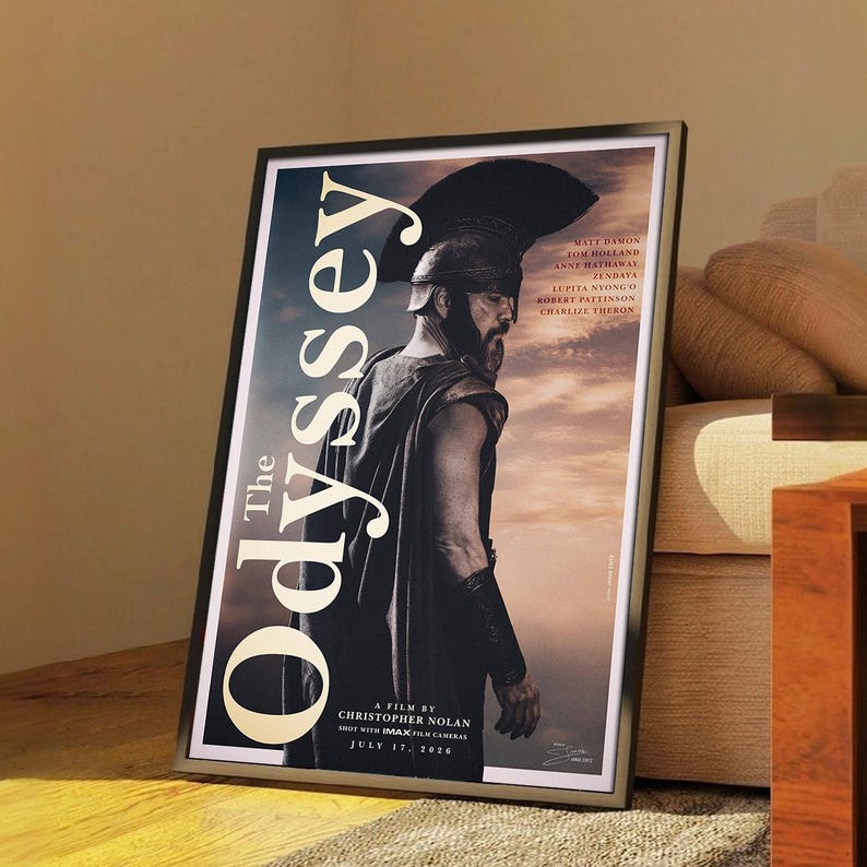 The Odyssey Movie Poster | Canvas Wall Art | Limited Collection ...