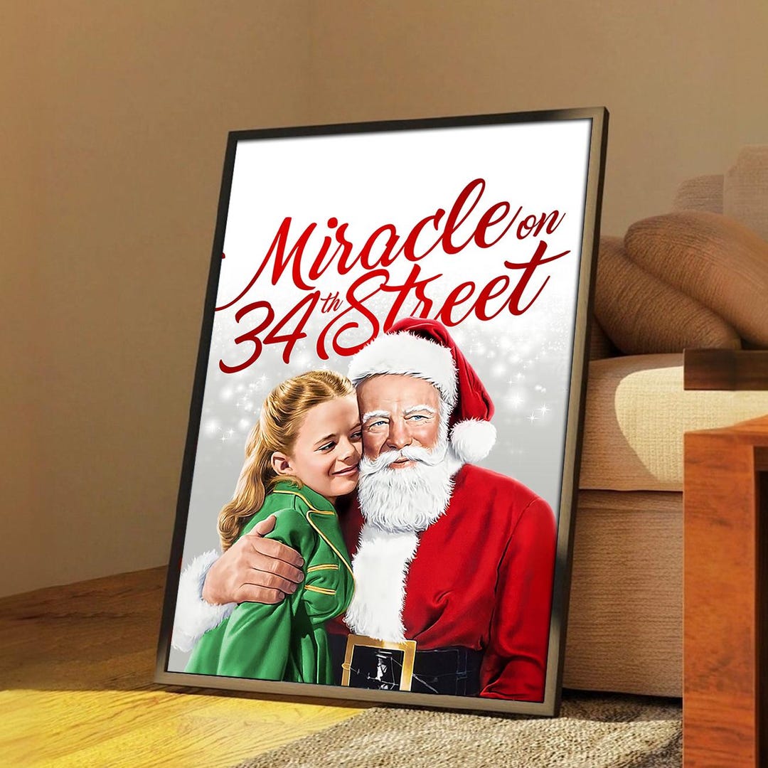 Miracle on 34th Street Movie Poster | Canvas Wall Art | Limited ...