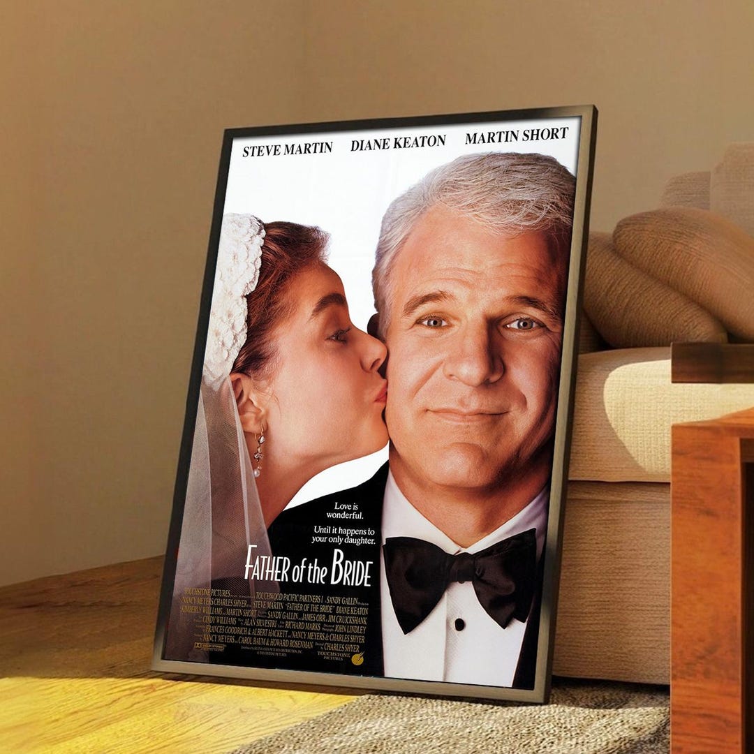 Father of the Bride 1991 Movie Poster | Canvas Wall Art | Limited ...
