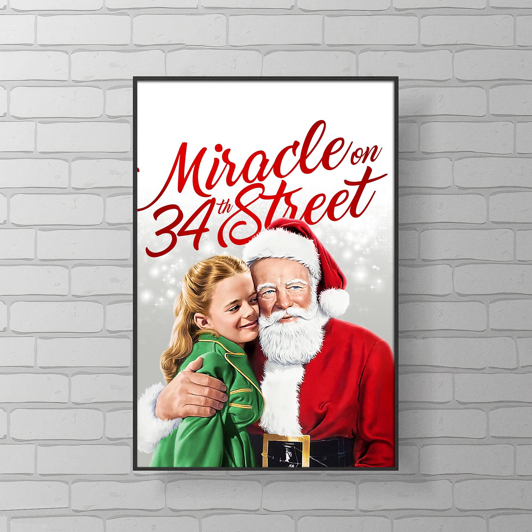 Miracle on 34th Street Movie Poster | Canvas Wall Art | Limited ...