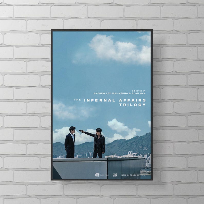 Infernal Affairs Movie Poster | Canvas Wall Art | Limited Collection ...