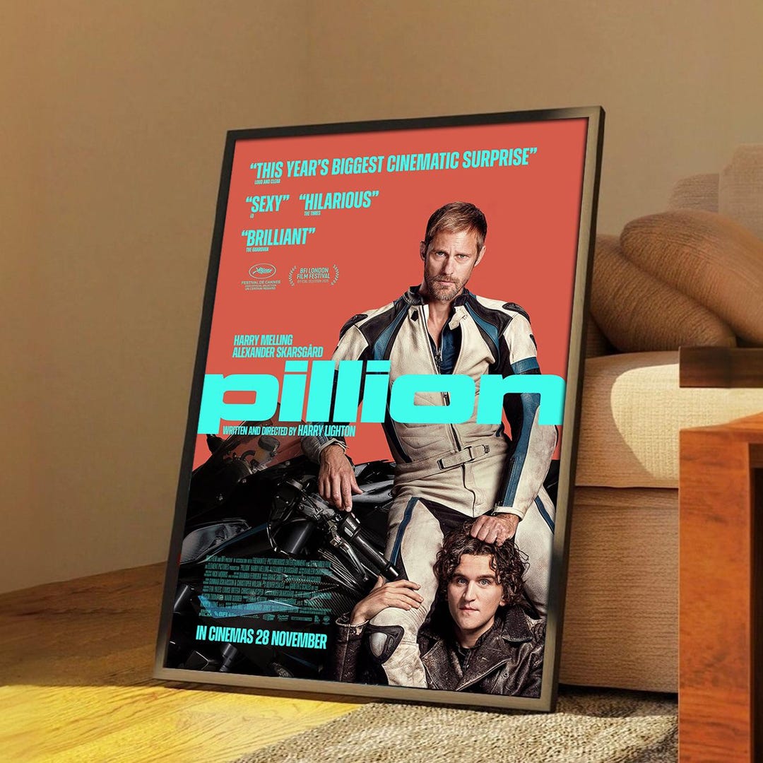 Pillion Movie Poster | Canvas Wall Art | Limited Collection | Unframed ...