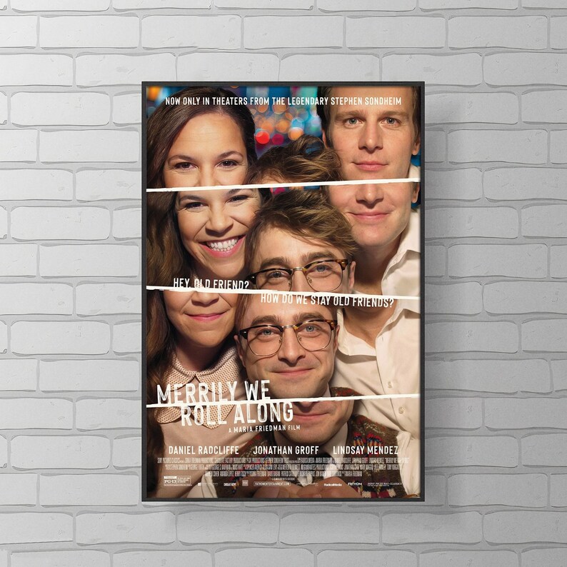 Merrily We Roll Along Movie Poster | Canvas Wall Art | Limited ...