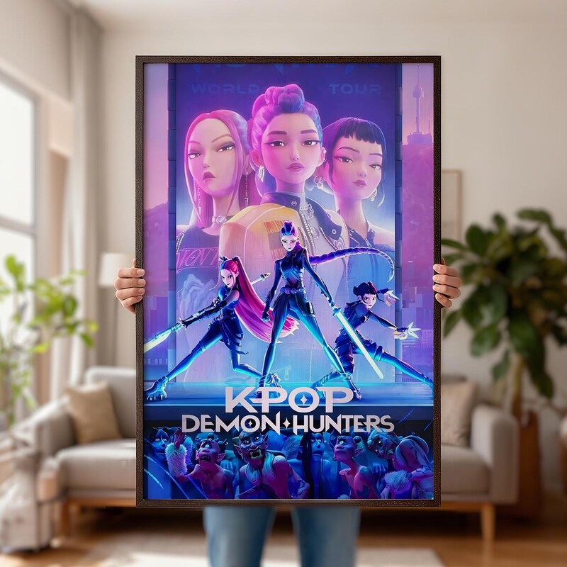 Poster kpop demon hunter - Etsy France