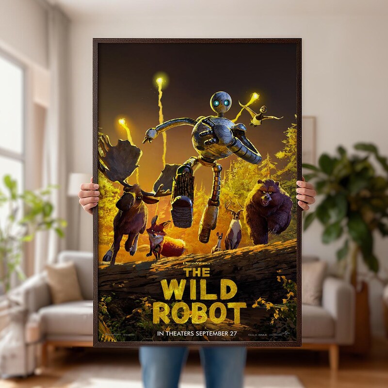 Robot Poster - Etsy