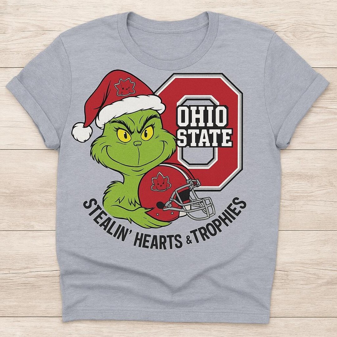Christmas Grinch-inspired Ohio State SVG Holiday Sports Mascot Clipart ...