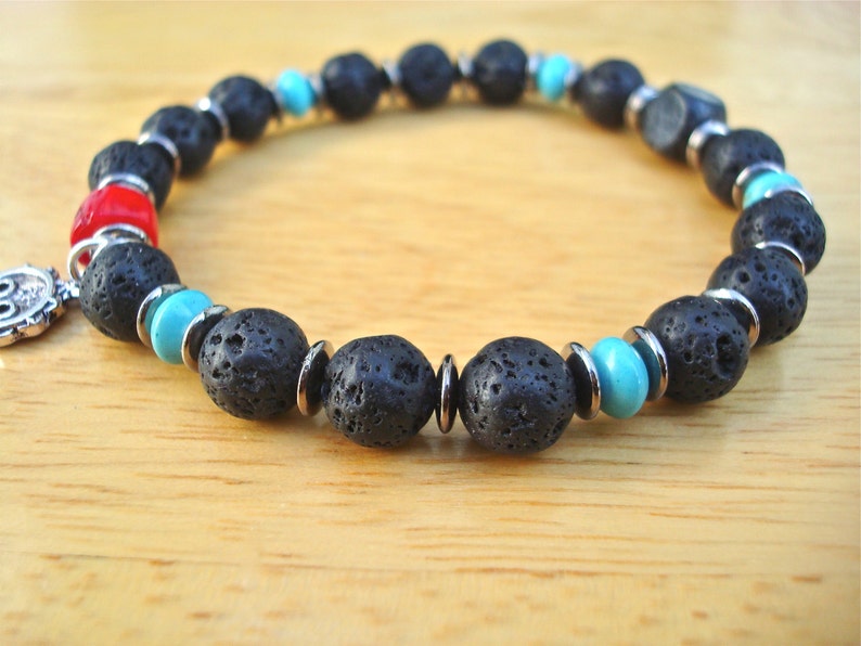 Men's/unisex Spiritual Protection Bracelet With Semi | Etsy