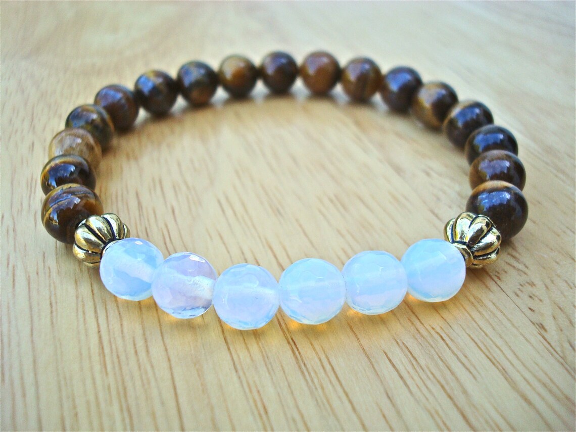 Spiritual Protection, Healing and Fortune Bracelet With Semi Precious ...