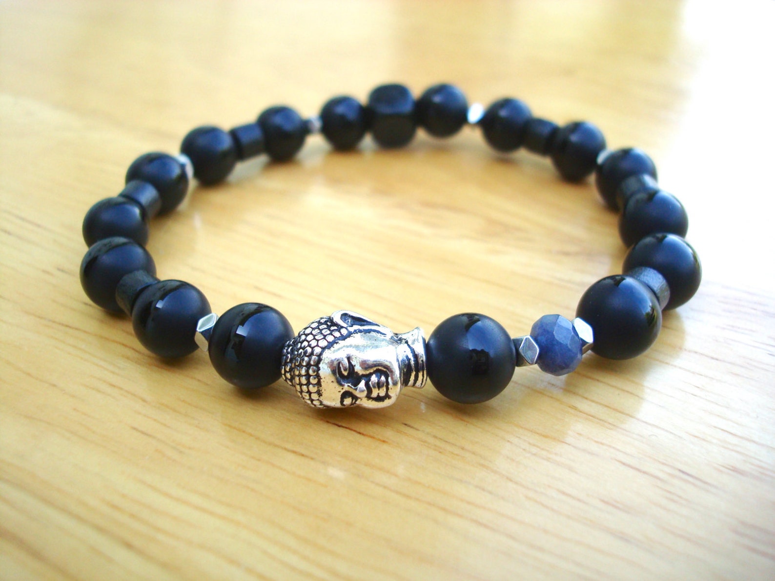 Men's Spiritual Protection Buddha Bracelet With Semi - Etsy