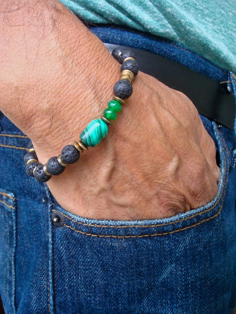 Men's Spiritual Protection Wisdom Courage Bracelet With - Etsy