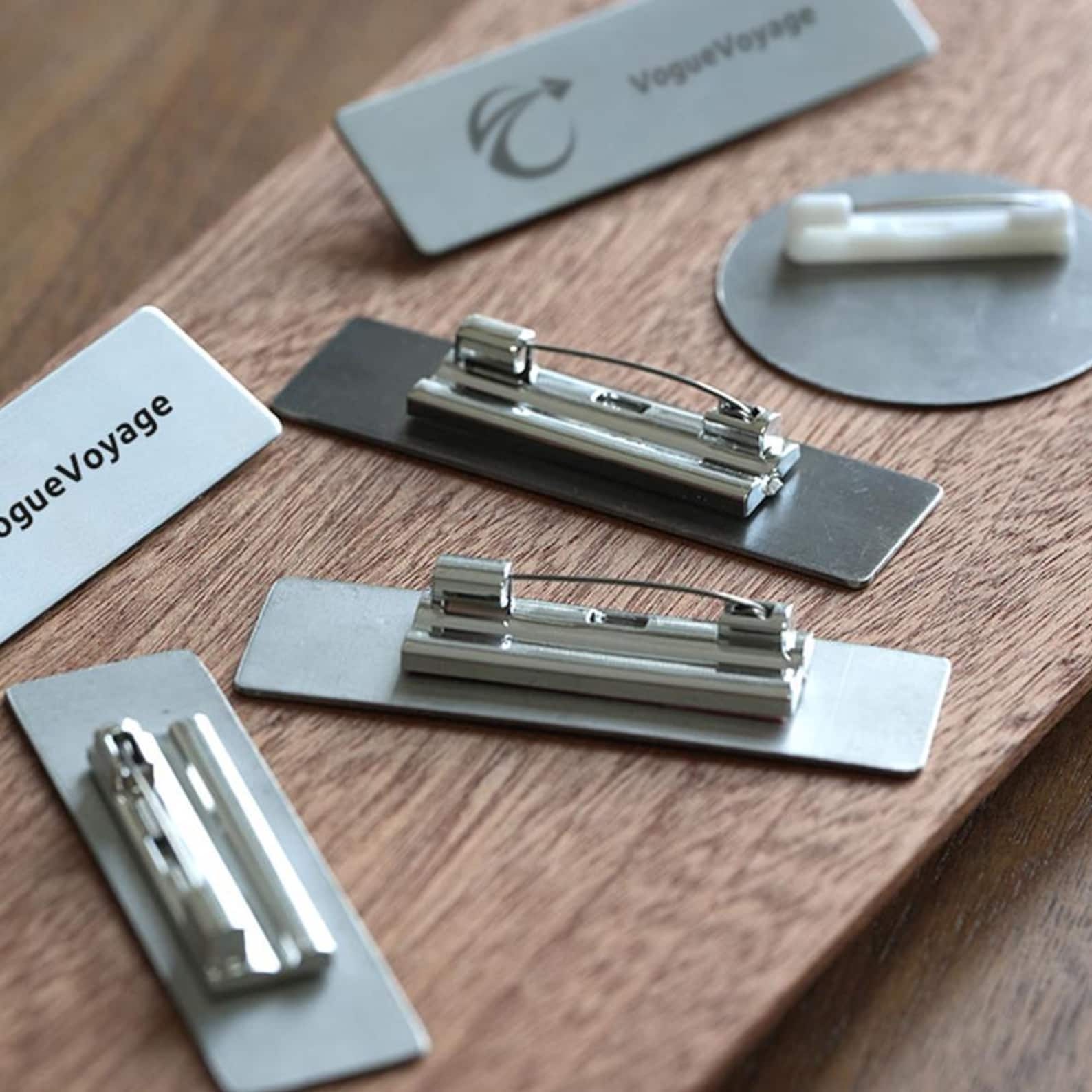 Personalized Custom Name Tag Badge Pin or Magnet Attachment, Custom ...