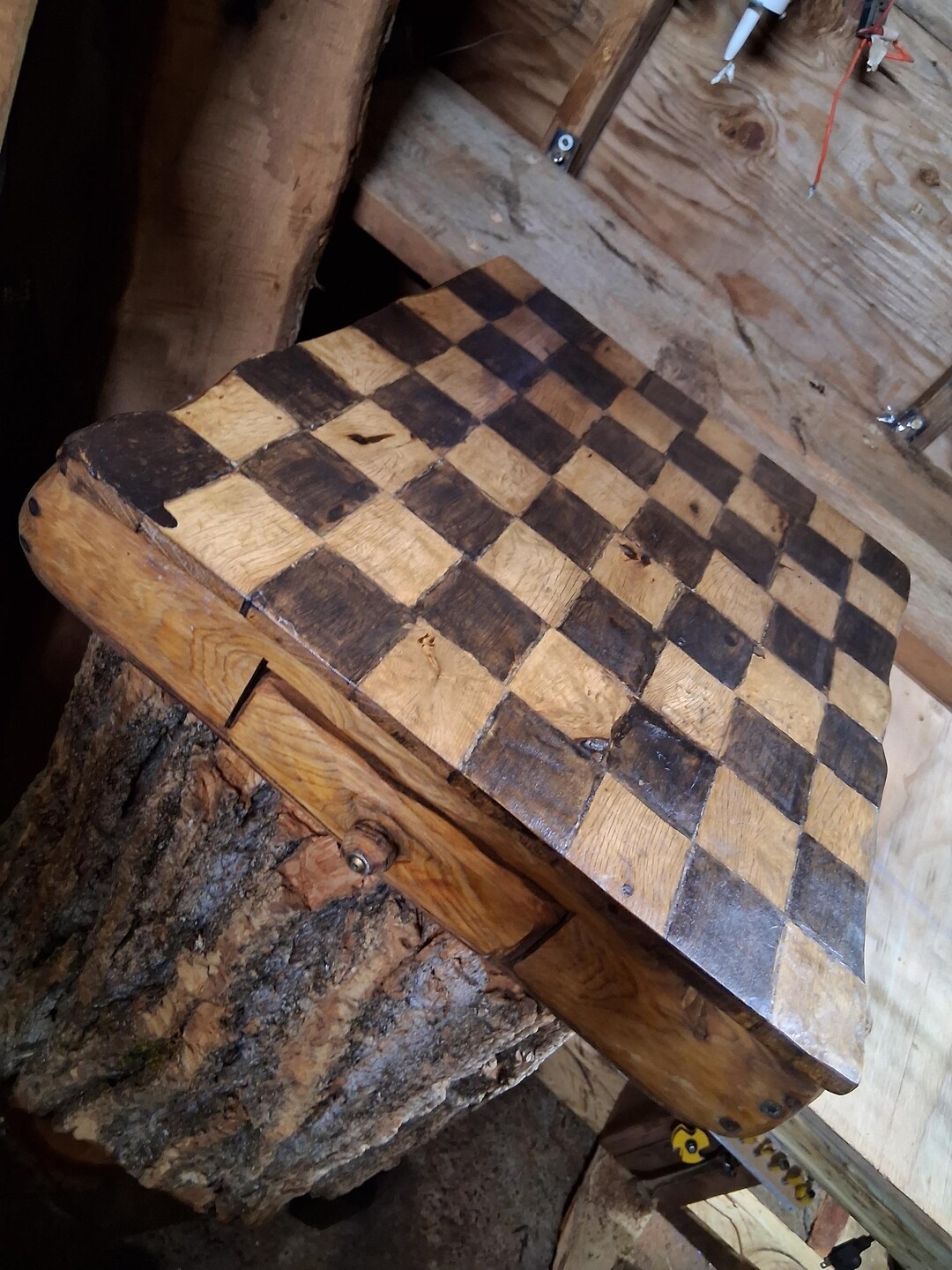 Handcrafted White Oak Chess Board - Etsy