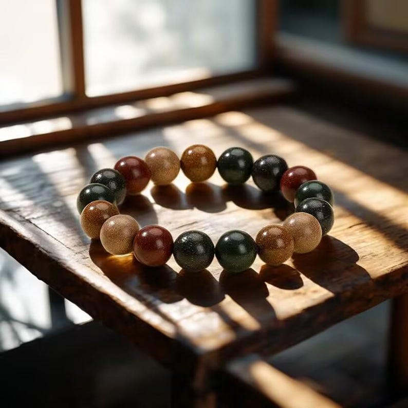 Five-color Chinese Herbal Bracelet With Ambergris & Lavender | Natural ...