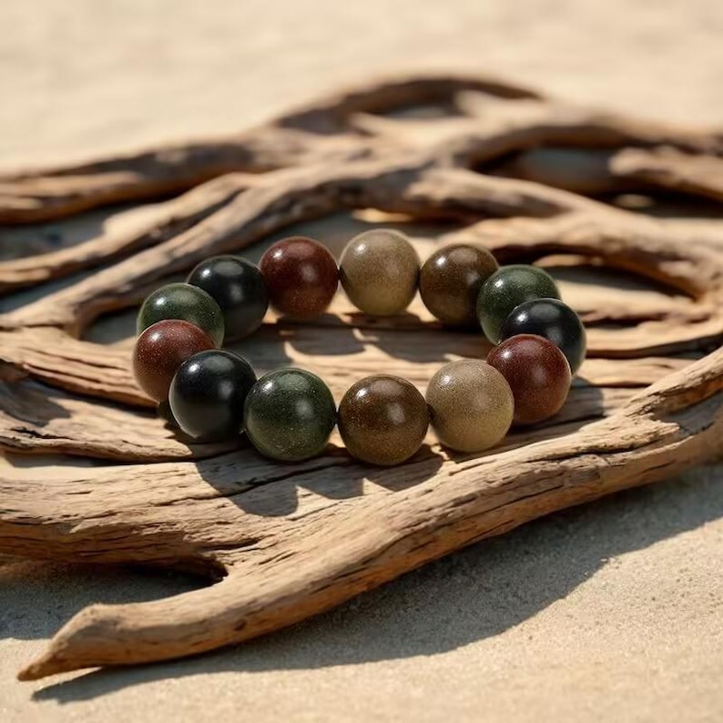 Five-color Chinese Herbal Bracelet With Ambergris & Lavender | Natural ...