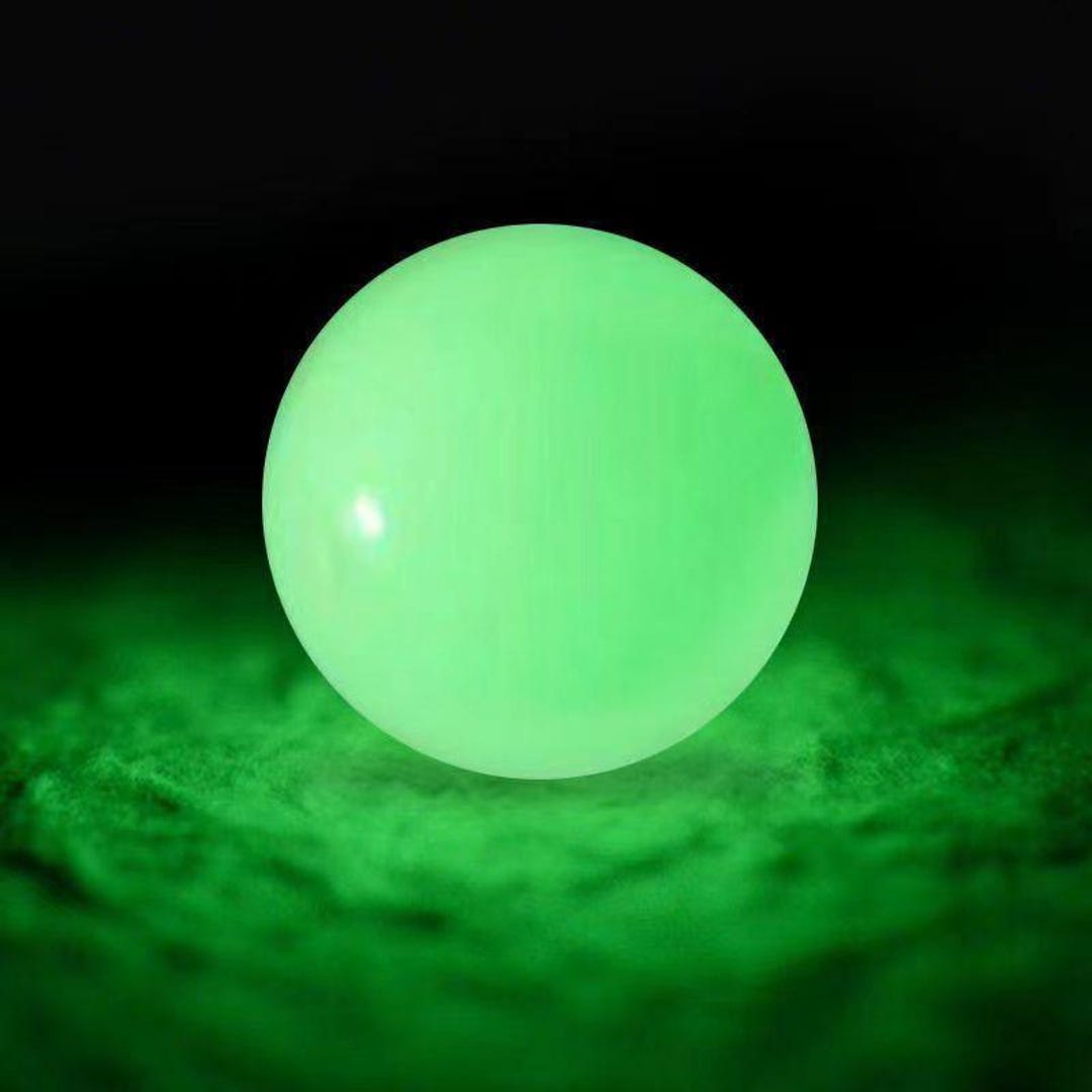 Fluorescent Stone Balls Processed From Natural Barite - Etsy