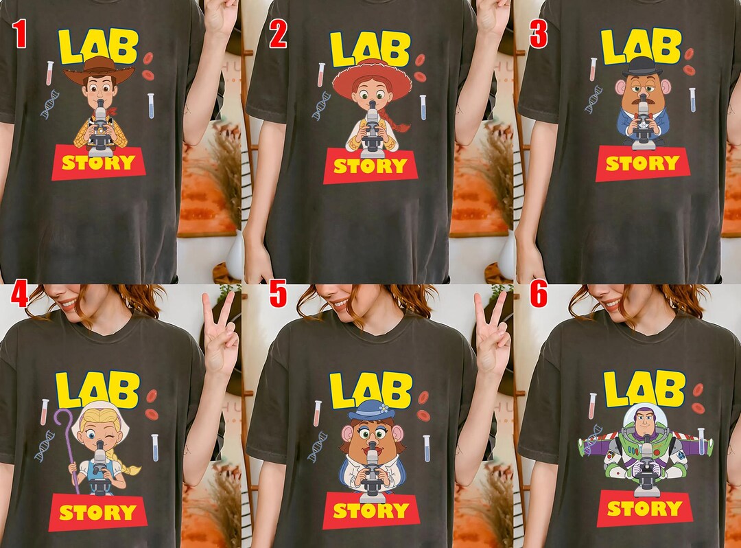 Lab Week 2026 Toy Story Shirt, Lab Story Science Team Tee, Funny Lab ...
