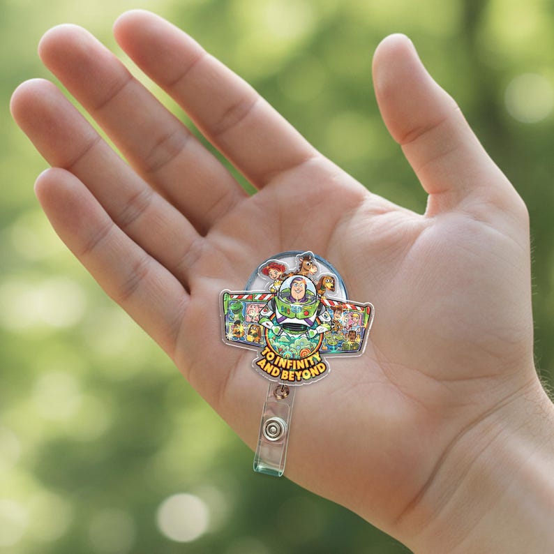 Lab Week 2026 Toy Story Badge Reel, Lab Story Disney Pixar ID Holder ...