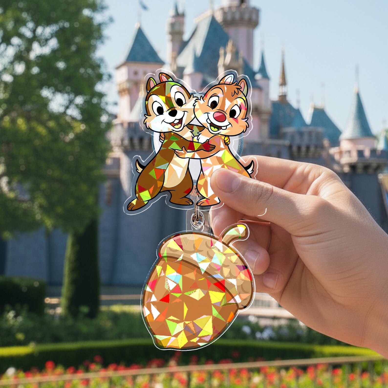 Chip and Dale Badge Reel – Cute Disney ID Holder | Chip ‘n’ Dale Work ...