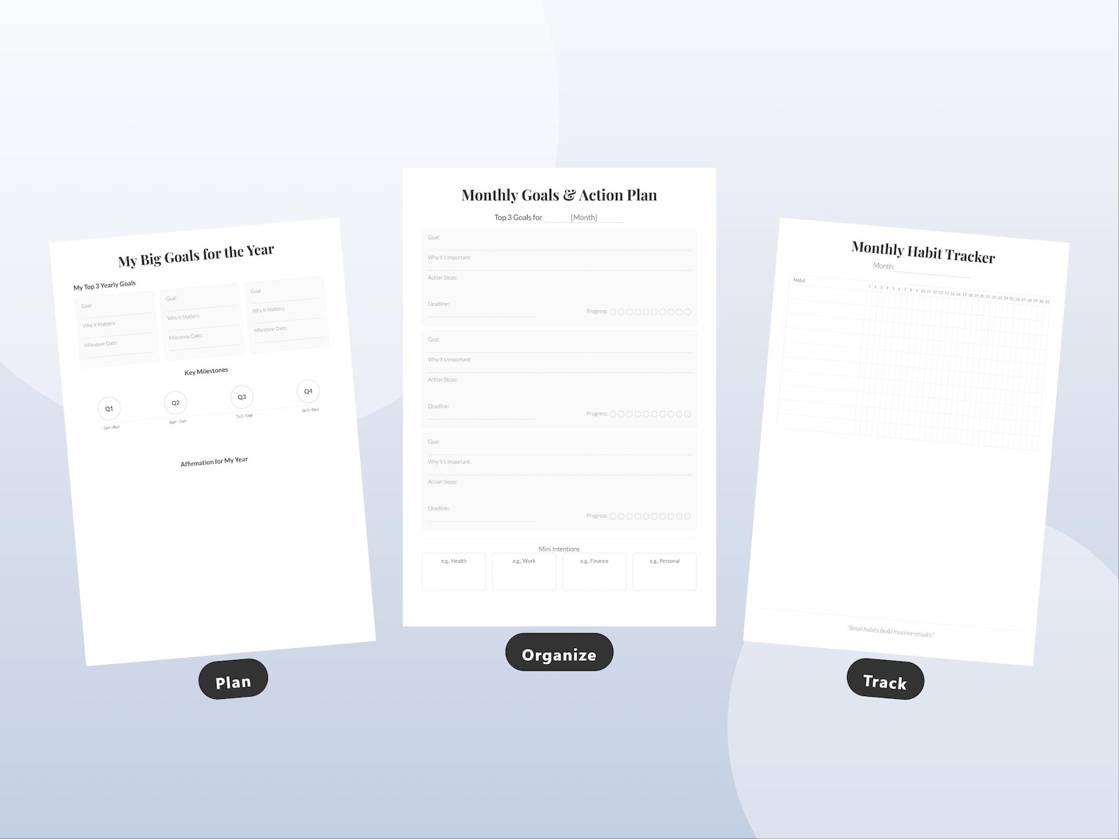 Minimalist Digital Bullet Journal, ADHD Planner, iPad Bullet Journal ...