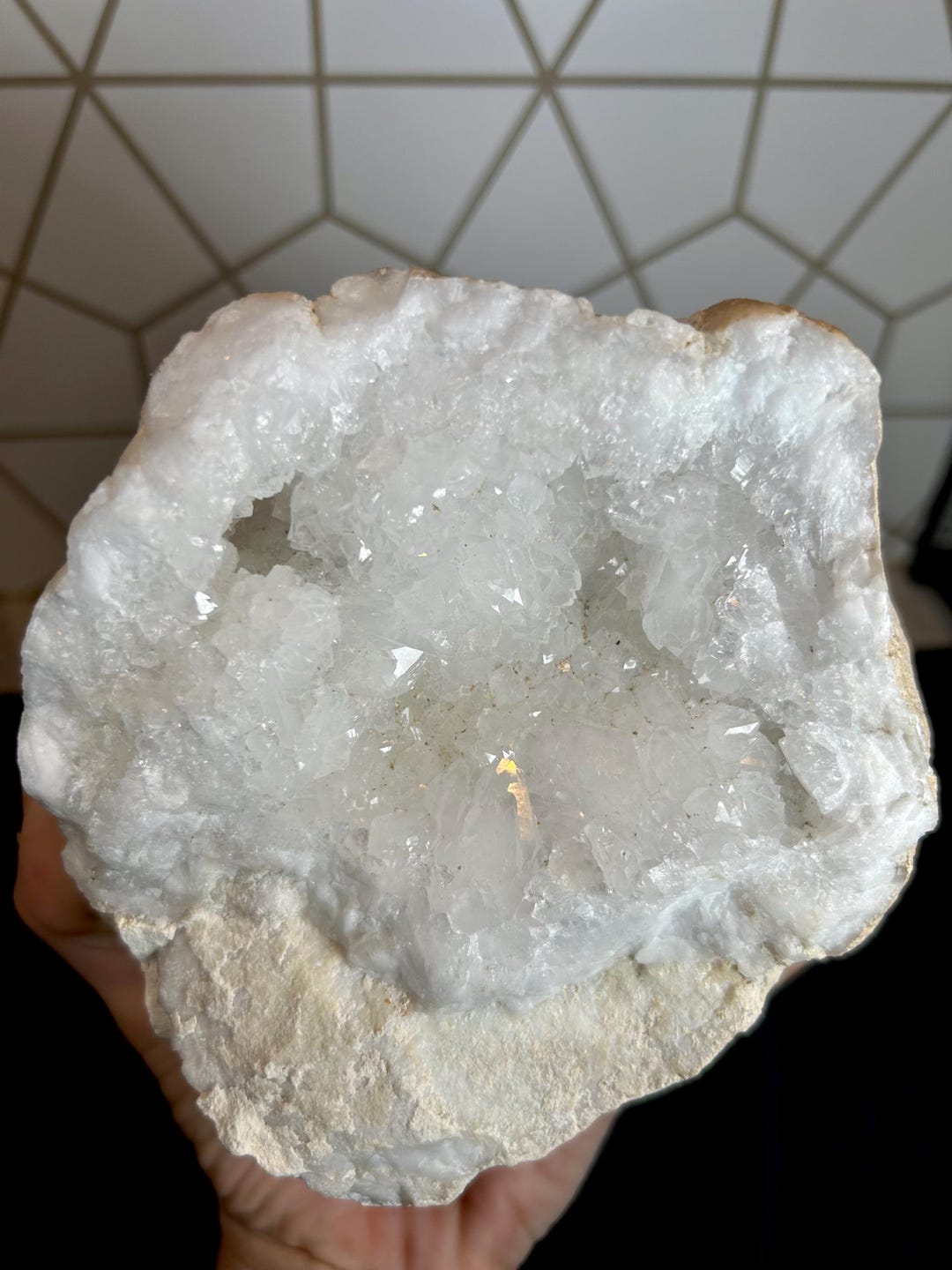 4.5lb Large Celestine Geode, Raw Natural Crystal Specimen, Statement ...
