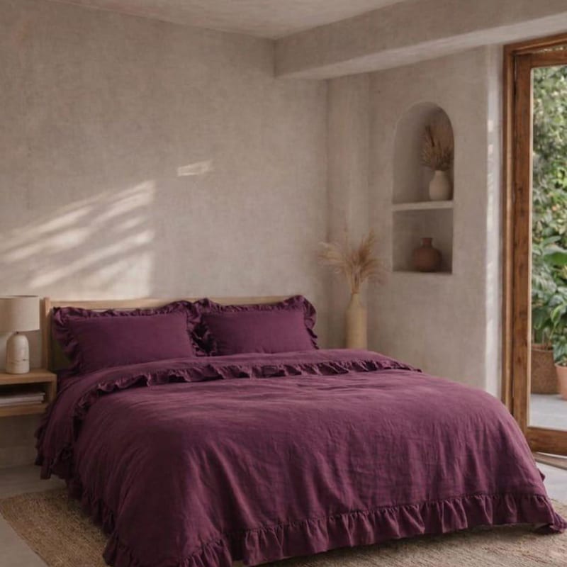 Cotton Ruffles Bedding - Etsy