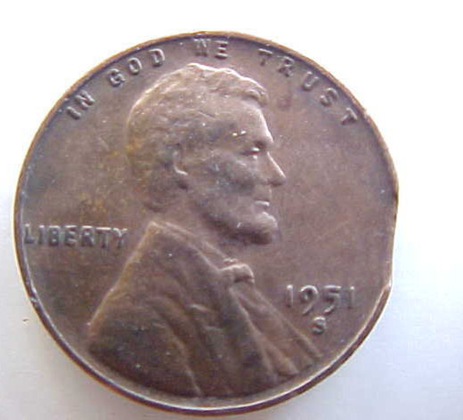 Rim Chipped US Mint Error US 1 C Coin 1951 S Lincoln Penny - Etsy