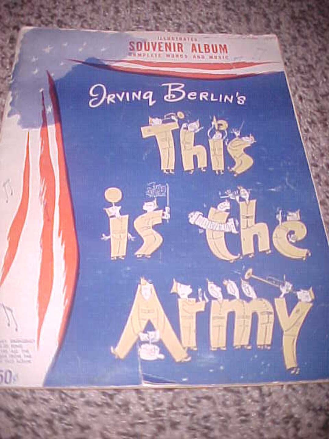 Gift This is the Army Souvenir Album 1943 Music Album 35 Pages Sale - Etsy