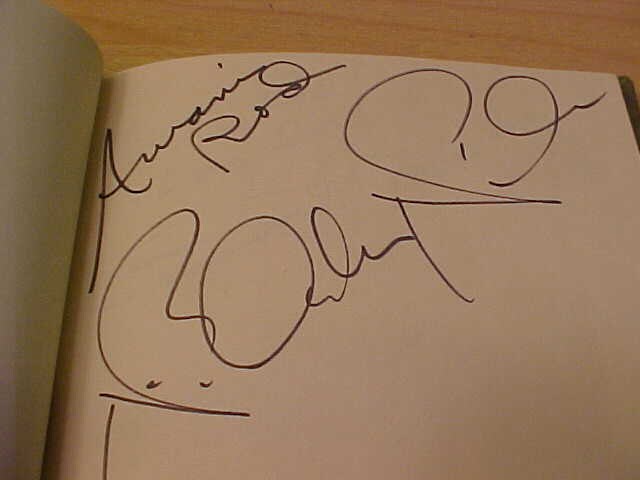 Gift Star Trek Autograph Book of Rodney Simmons Gene Roddenberry Etc ...