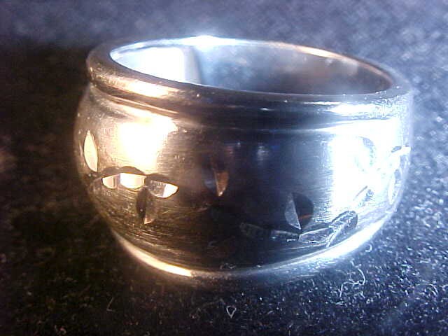 Gift Michael Anthony 10k White Gold Designer Ring 3.45 Dwt 5.3 Grams Sz ...