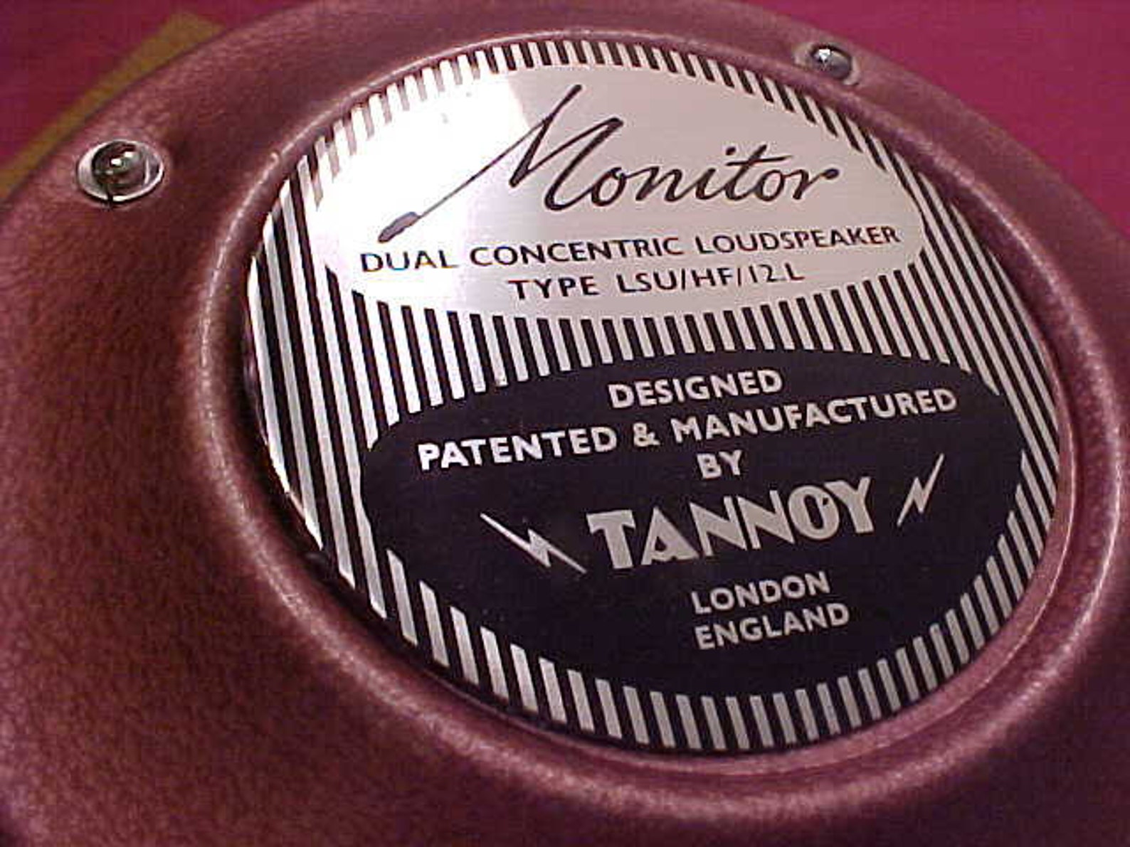 Tannoy Red Monitors 12 Speaker Drivers Pair With Xovers Vintage 60s ...